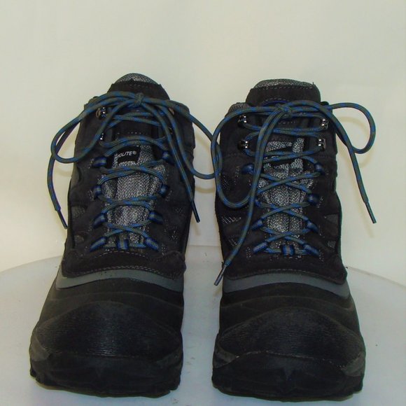 Khombu | Shoes | Khombu Mens Gray Blue Waterproof Hiking Boots 3m ...